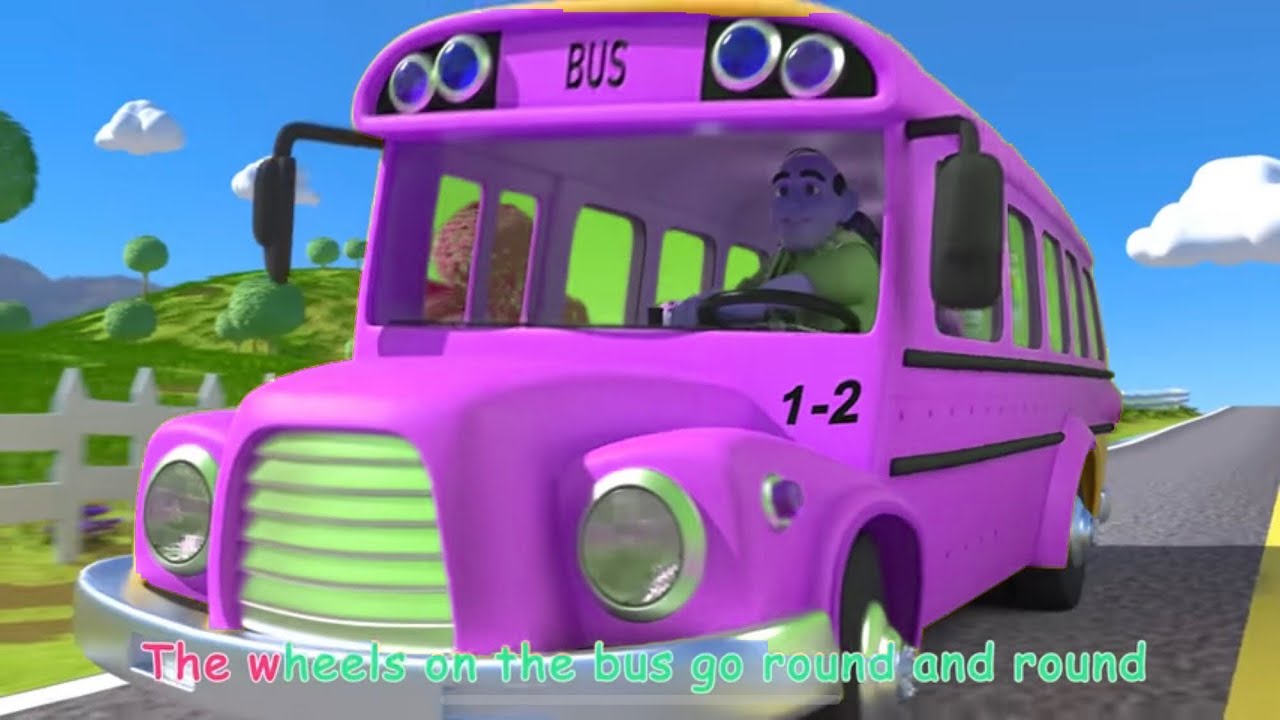 Cocomelon | Nursery Rhymes and Kids Songs - Wheels On The Bus Go Round ...