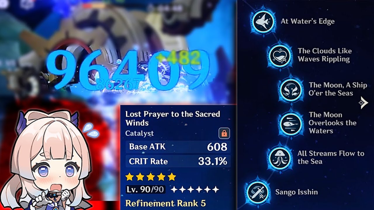C6R5 Kokomi Crit Build / critkomi (non-vaporize) 96k crit - YouTube