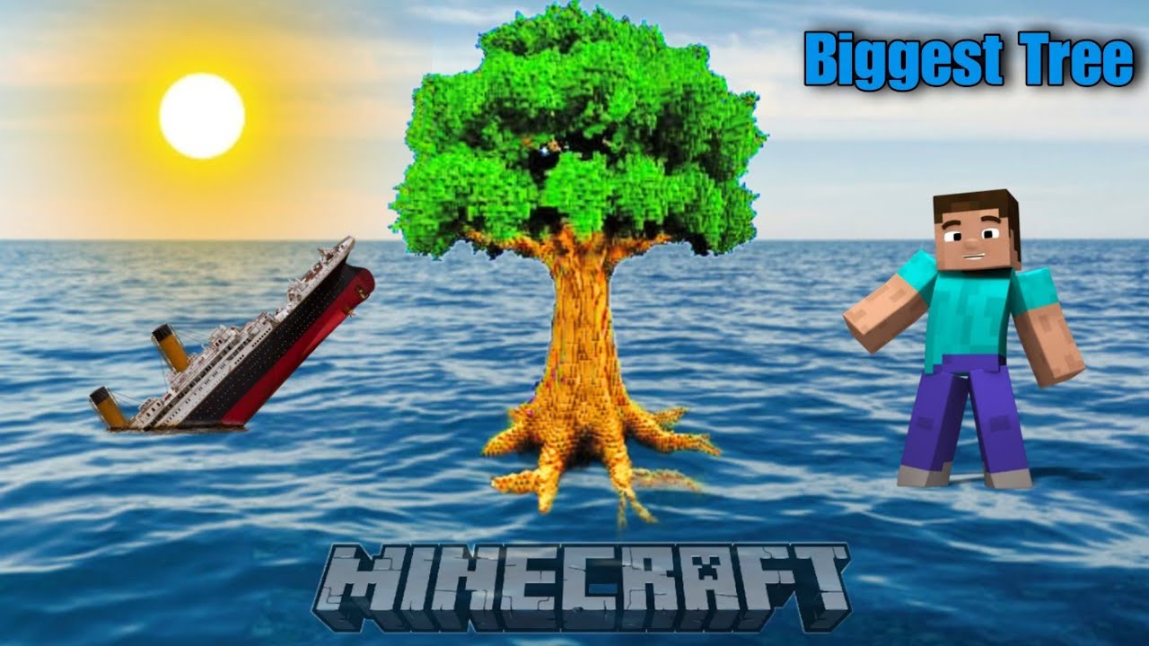 I Build Minecraft very Biggest Tree ever - YouTube
