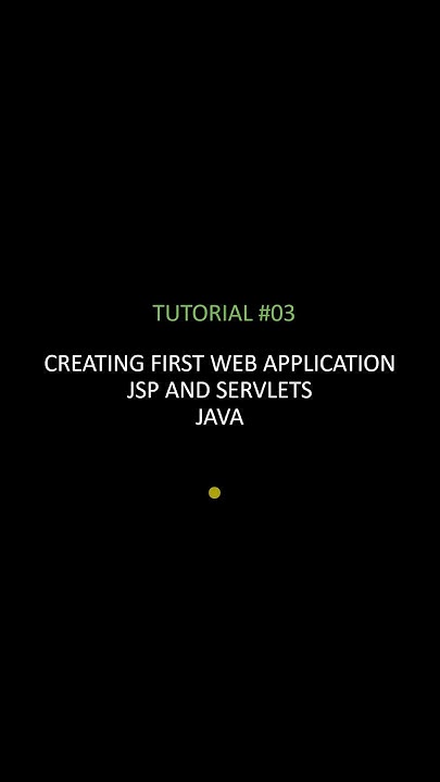 JSP and Servlets in Java | How to Create Your First Java Web Application | Web Technology - YouTube
