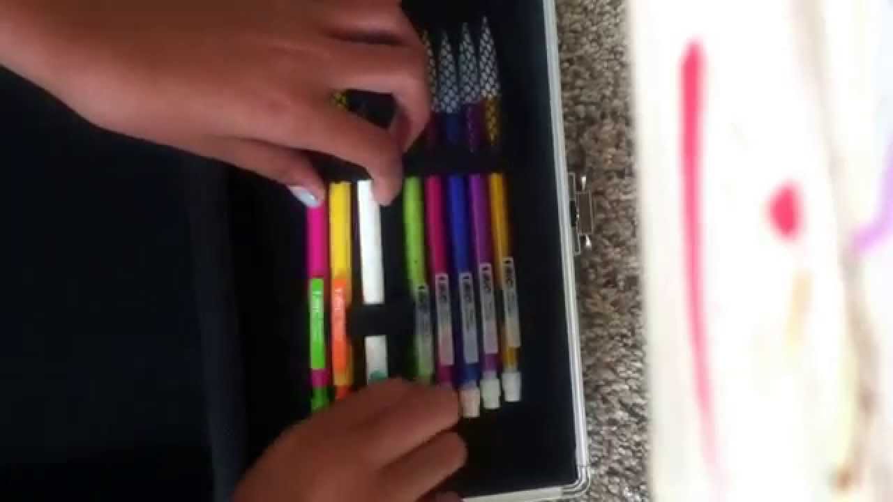 How to organize your pencil case - YouTube