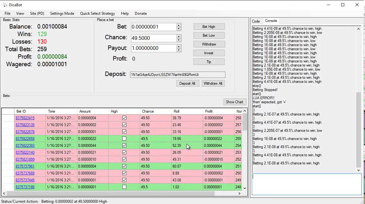 DiceBot Programmer mode tutorial 4 - YouTube