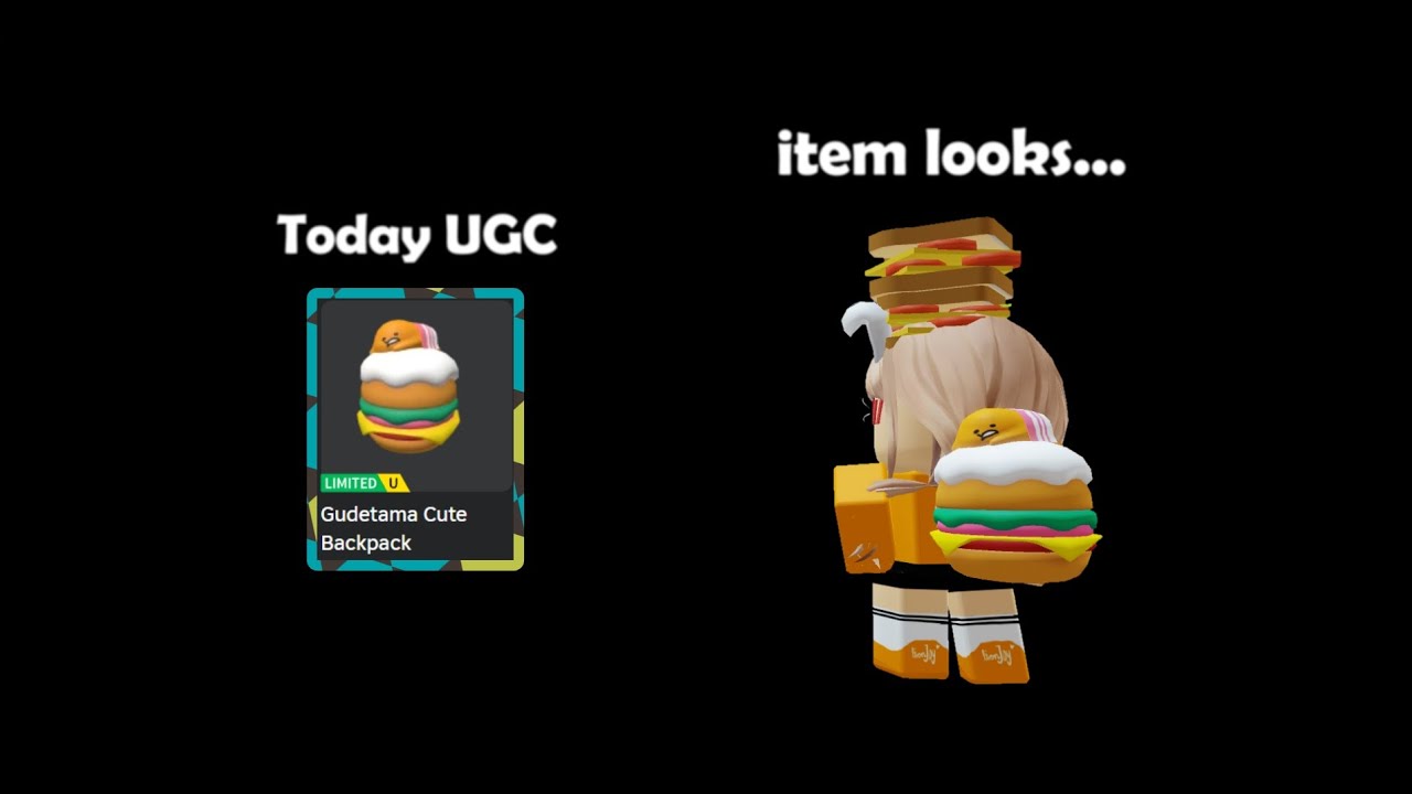 Free Limited UGC - Gudetama Cute Backpack (sold out 🚫) - YouTube