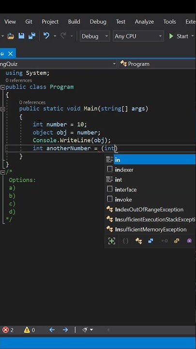 Programming Quiz Questions - Q83 - Expand Future Academy #Shorts #Programming #CSharp #Dotnet ...