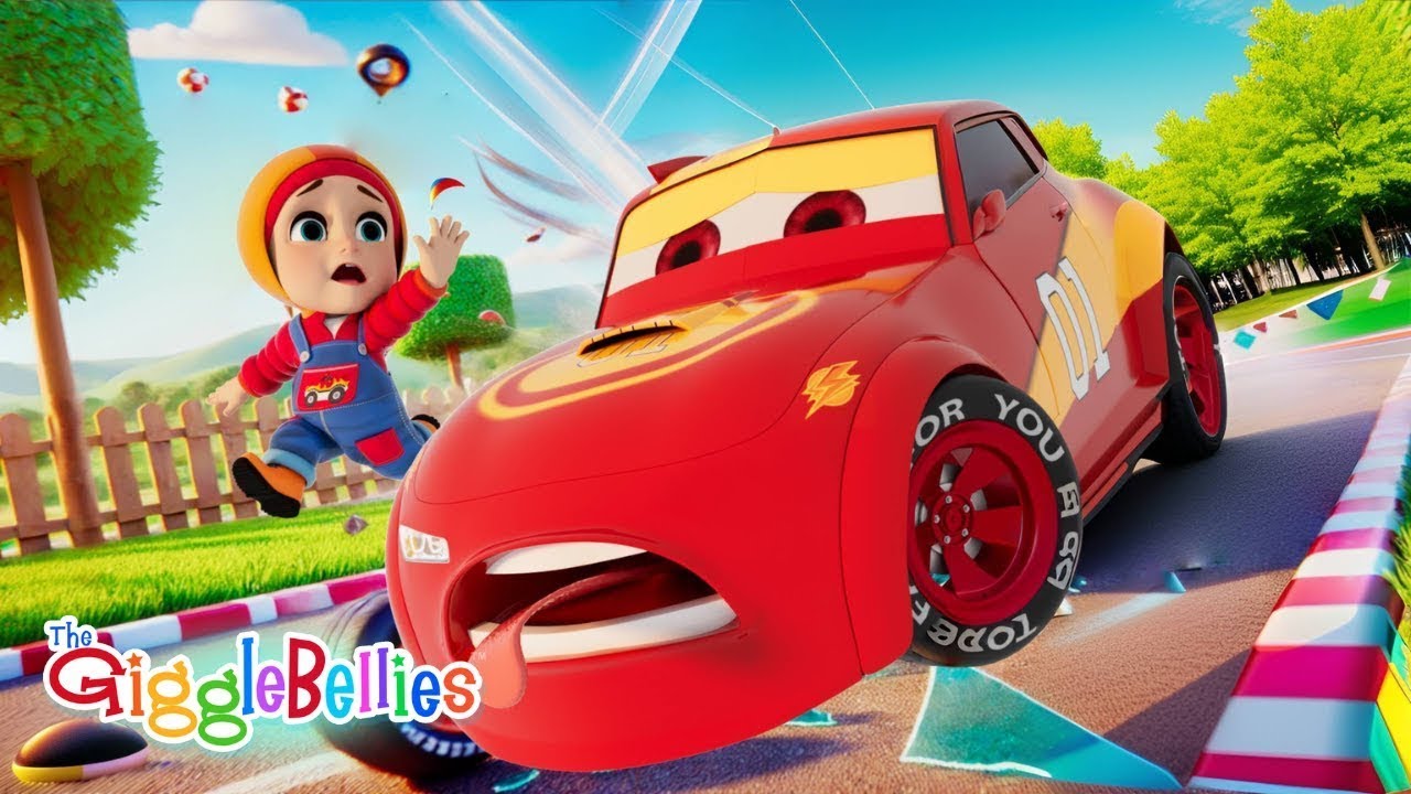 Boo Boo Song | Cars Version | Nursery Rhymes - GiggleBellies - YouTube