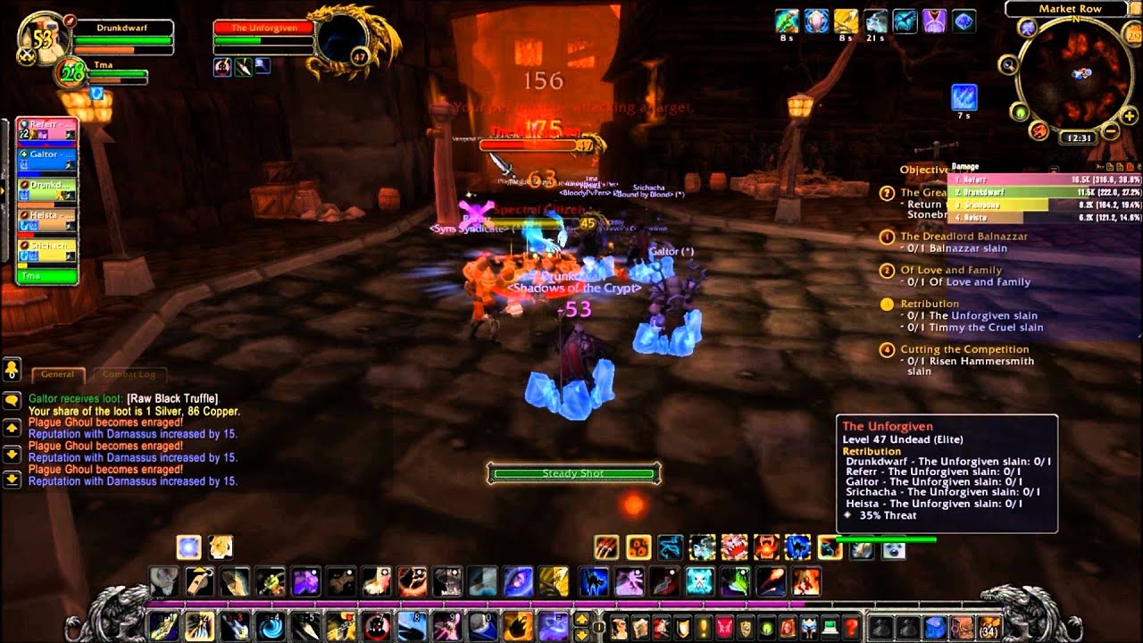 World of Warcraft Cataclysm Dungeons: Stratholme - Main Gate [Part 1 ...