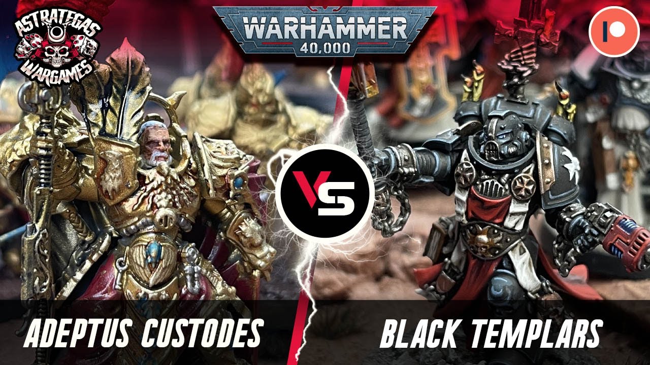 ⭐️INFORME WARHAMMER 40k (Tráiler)⭐️Adeptus Custodes VS Black Templars ...