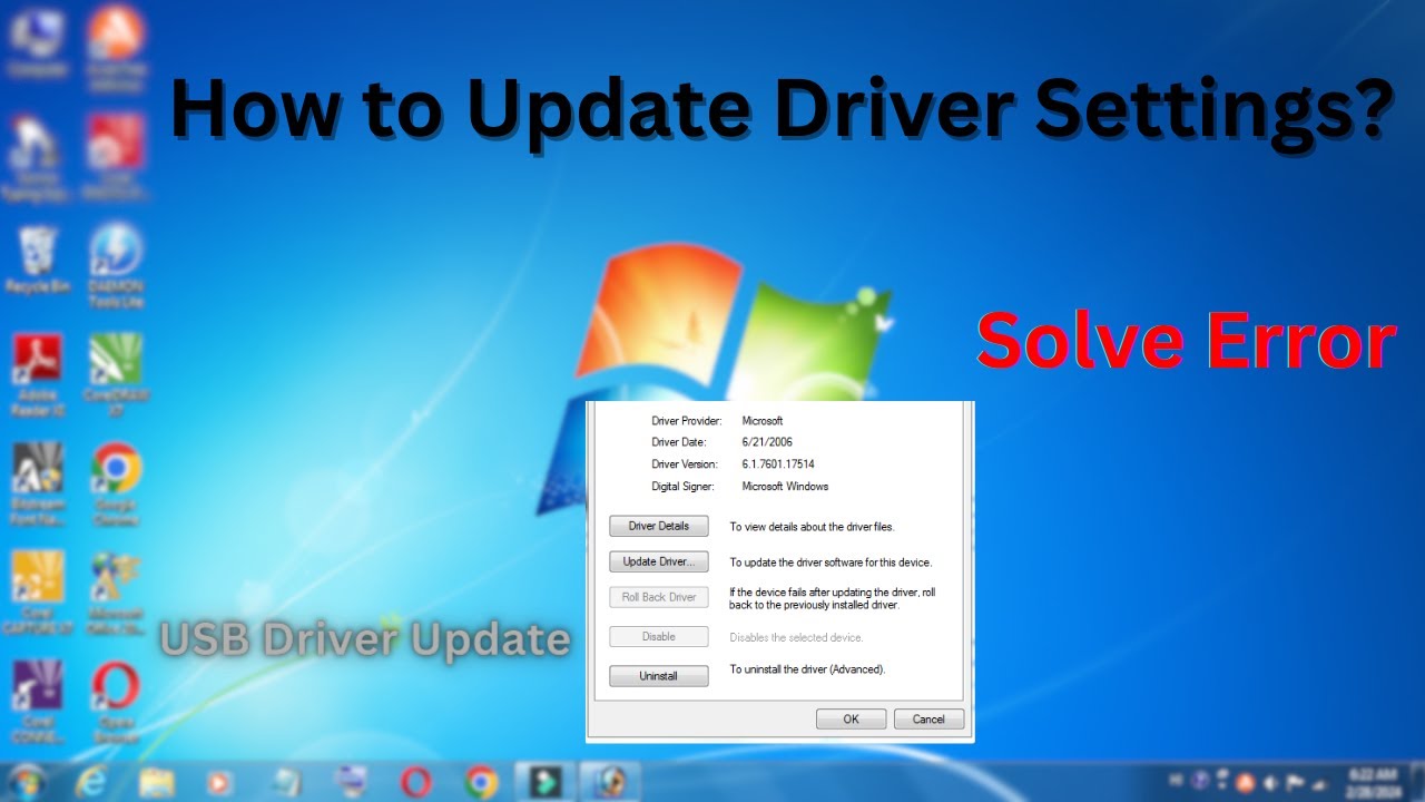 How to Update USB Driver in Computer/Laptop? (Windows) Solve Error ...