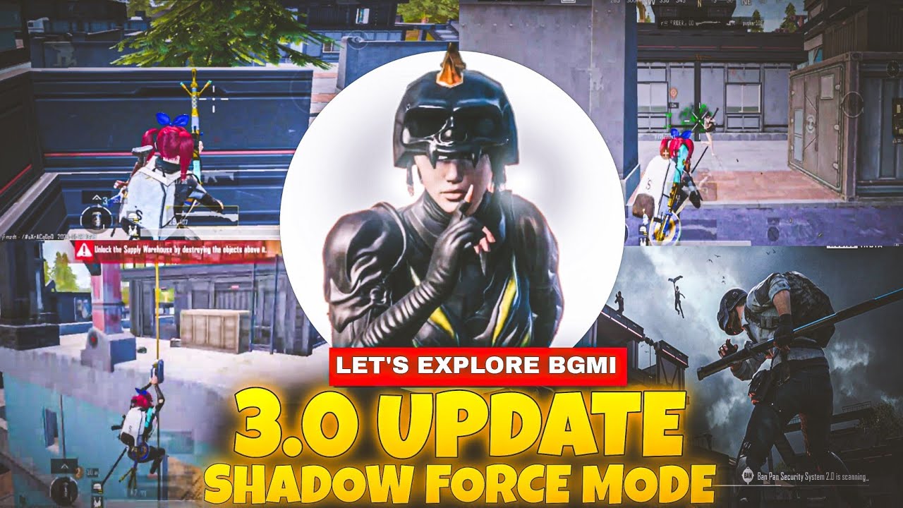3.0 UPDATE 🔱 | SHADOW FORCE MODE | 5 FINGER + GYROSCOPE | BGMI MONTAGE ...