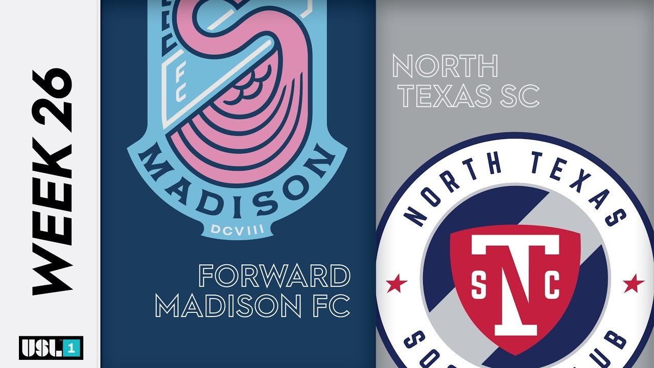 Forward Madison FC vs. North Texas SC: September 22nd, 2019 - YouTube