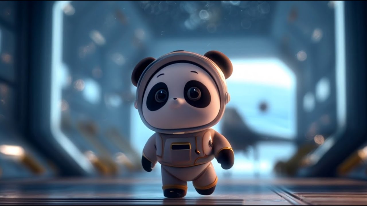 PANDAFUL DAYS: SPACE PANDA Arc 🚀 (Original Short Film / Silent Movie ...