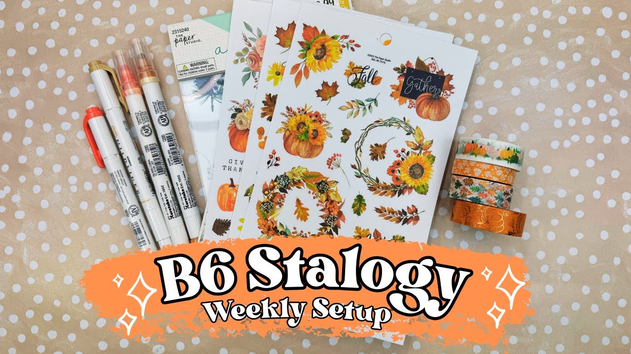 B6 Stalogy Notebook Planner - November Plan with Me with Agenda52 ...