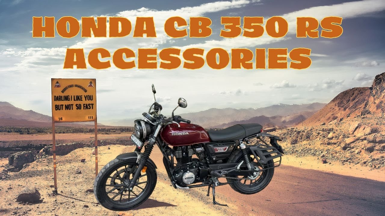 Honda CB 350 RS Accessory from Honda || Modification - YouTube