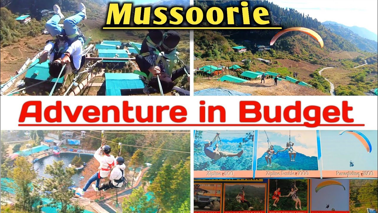 सस्ता और अच्छा | adventure in mussoorie | adventure park in mussoorie ...