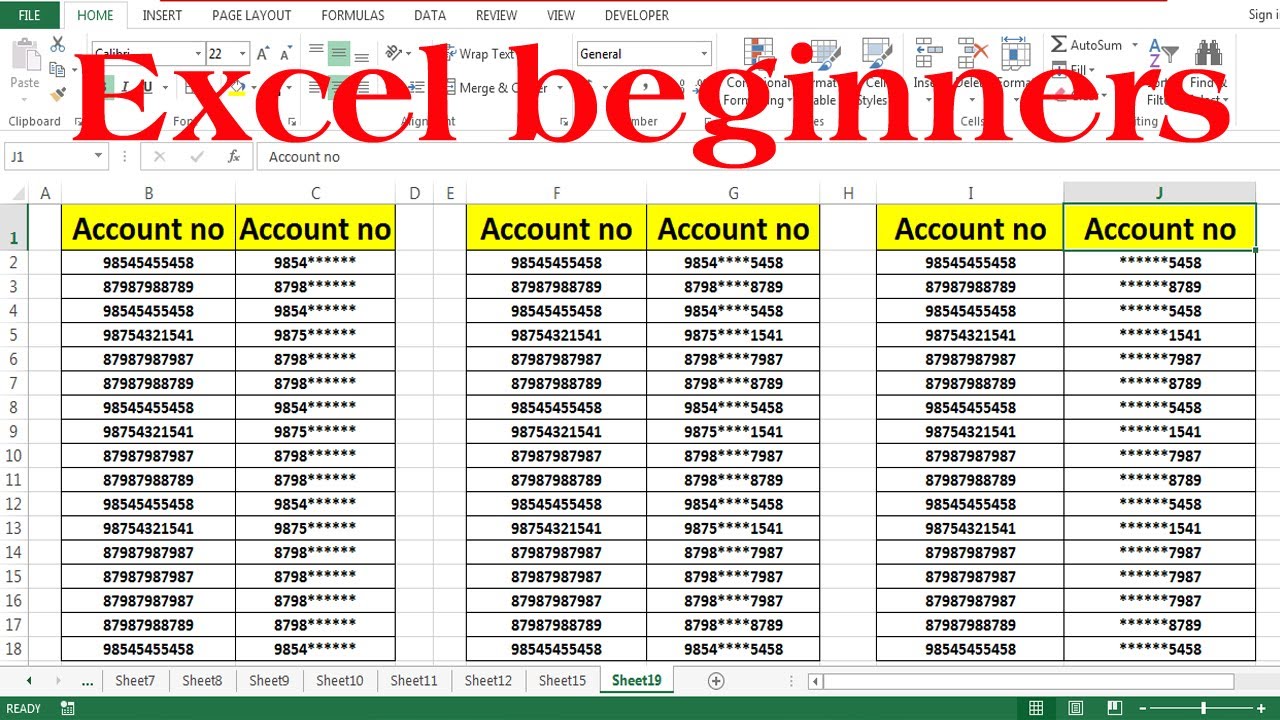 Excel For Beginners Excel Tutorial Excel Excel Tutorial For 1422