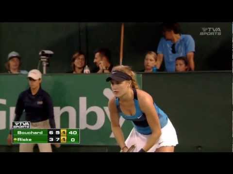 Eugenie Bouchard vs Alison Riske, Granby Challenger 2012
