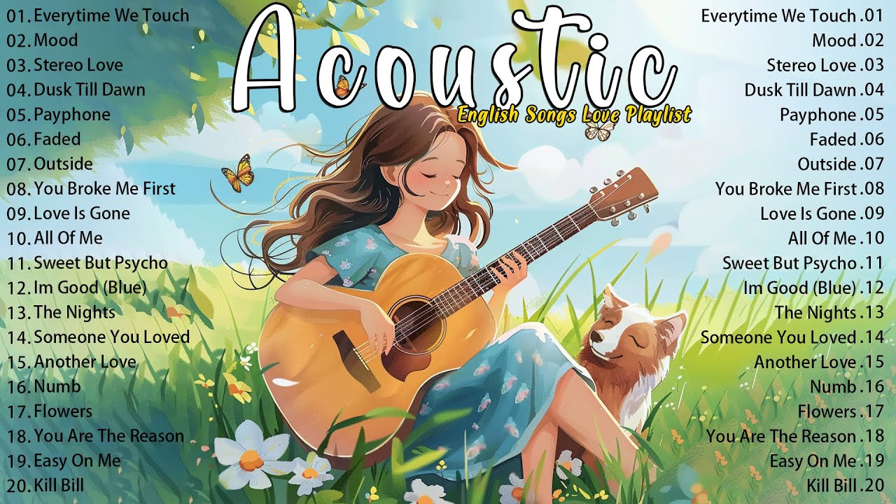 Popular Acoustic Love Songs 2024 🍹 Chill English Acoustic Songs Cover 🍹 ...