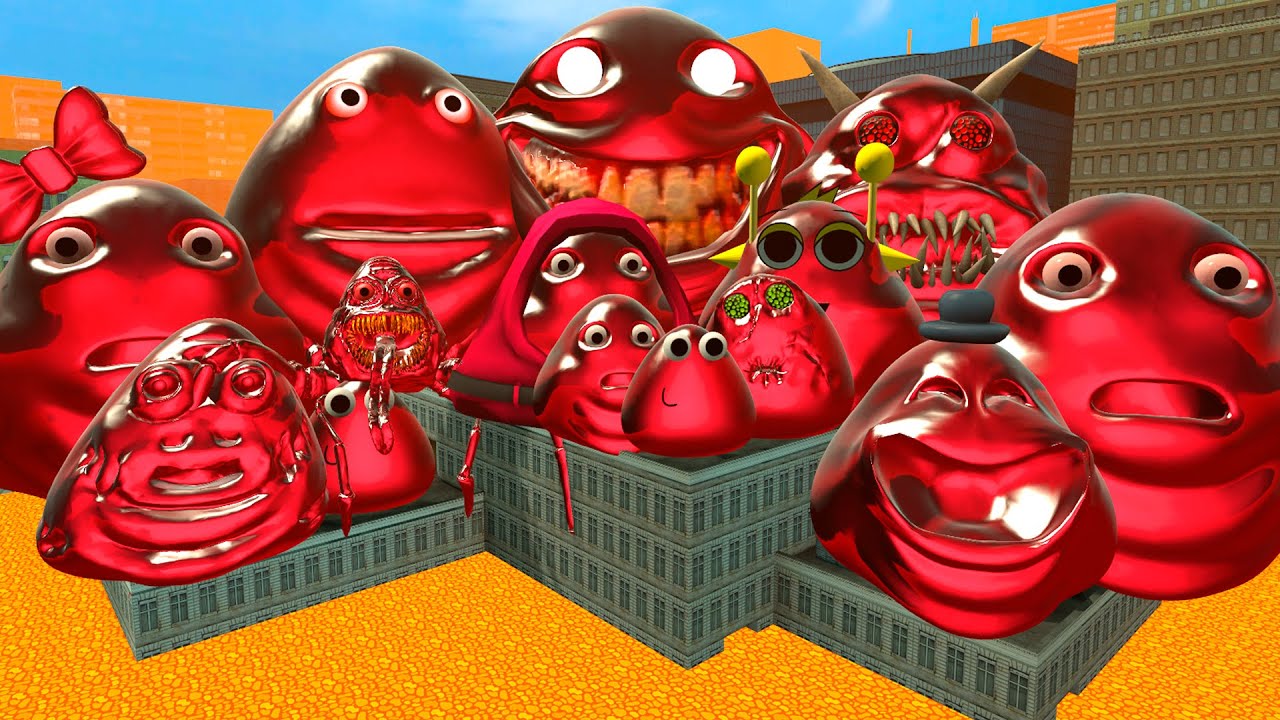 SPARTAN KICKING ALL 3D RUBY POU BOU'S REVENGE into LAVA FLOODED CITY in ...