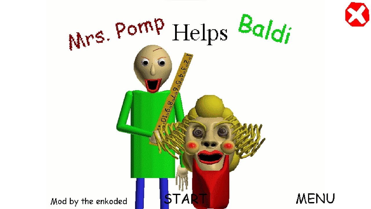 Mrs. Pomp Helps Baldi - Baldi's Basics Mod. - YouTube