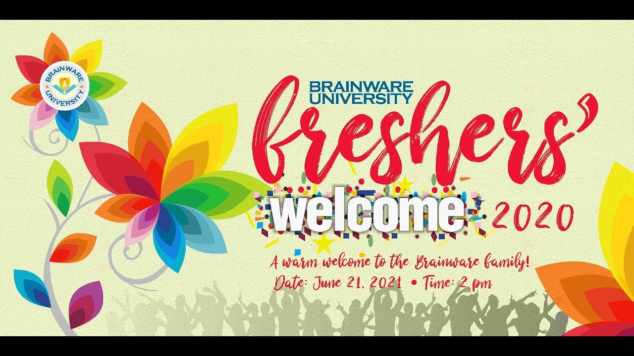 Freshers' Welcome 2020 - YouTube