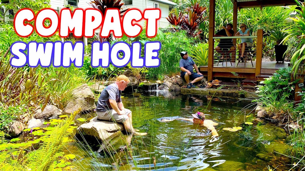 AUSTRALIAN SWIM POND with WETLAND FILTER - YouTube