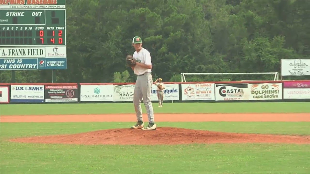 Former Mosley baseball player Clete Hartzog commits to UF - YouTube