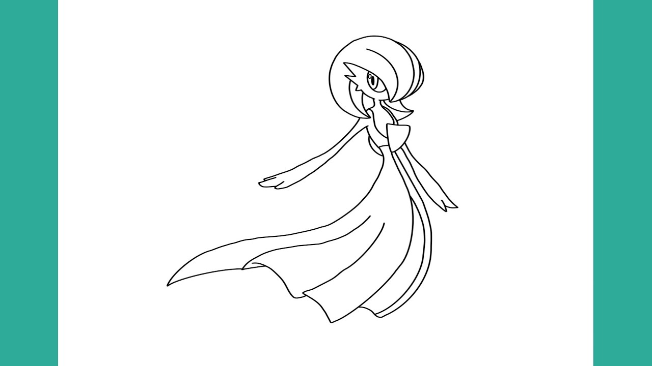 COMO DESENHAR O POKÉMON GARDEVOIR - COMO DESENHAR POKÉMON - YouTube