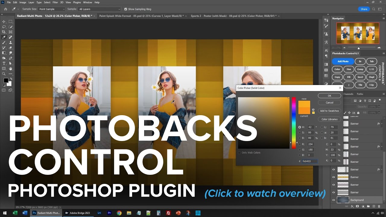 Photobacks Control 6 -- Photoshop Plugin Overview: Quickly and Easily ...