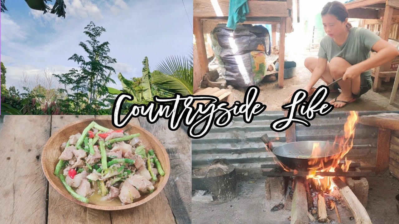 Countryside life.I cook Bicol Express( Bicolano specialty) - YouTube
