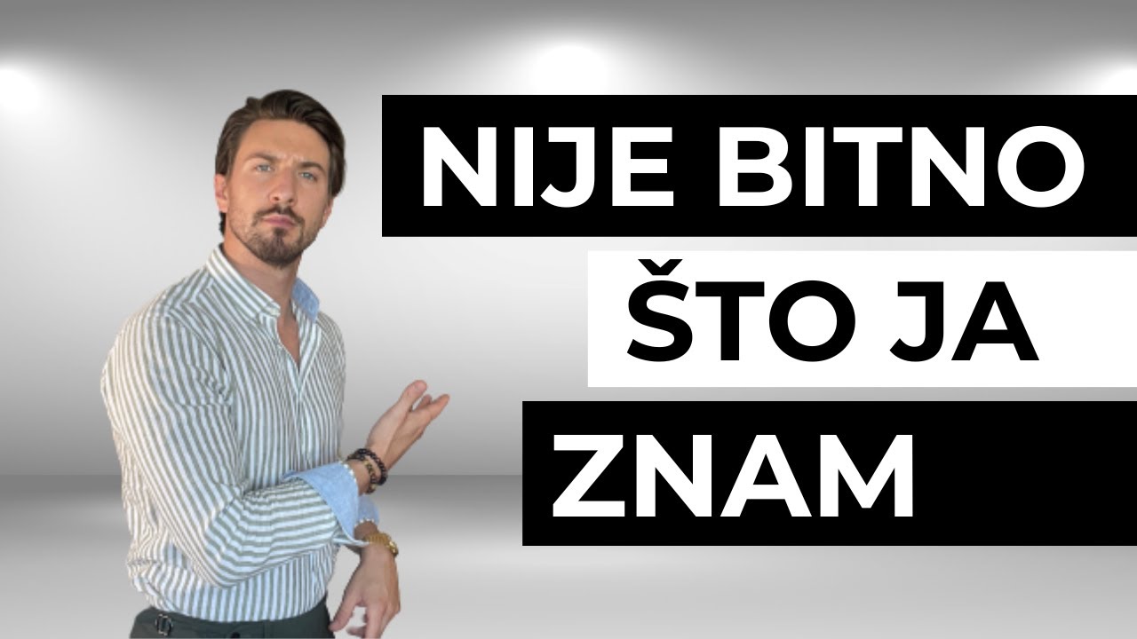 Nije bitno što ja znam - YouTube