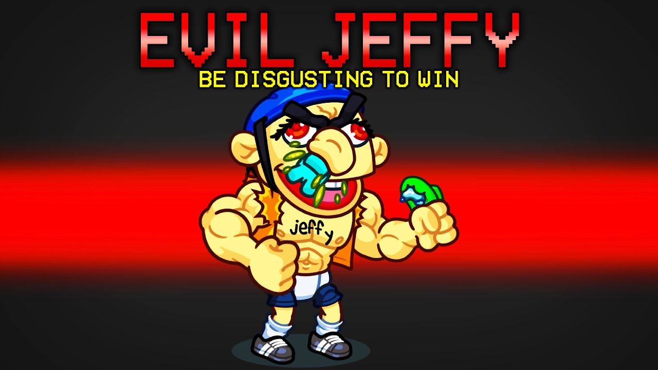 Becoming Evil Jeffy in Among Us! - YouTube