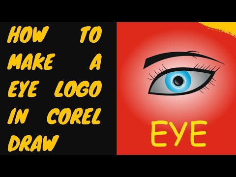 How to make a eye in Corel draw// Corel draw tutorial - YouTube