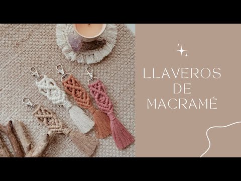 TUTORIAL LLAVERO MACRAMÉ - YouTube