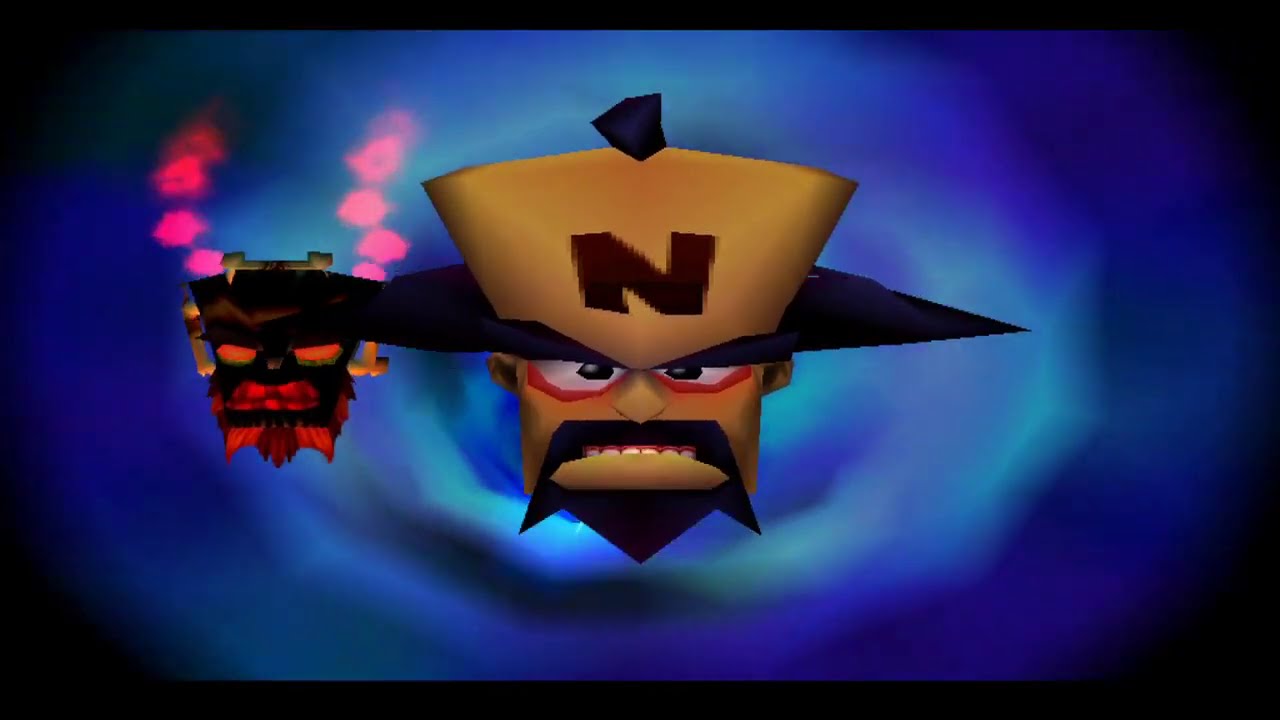 Crash Bandicoot - Warped (PS1) 105% Walkthrough pt33 - Dr. Neo Cortex ...