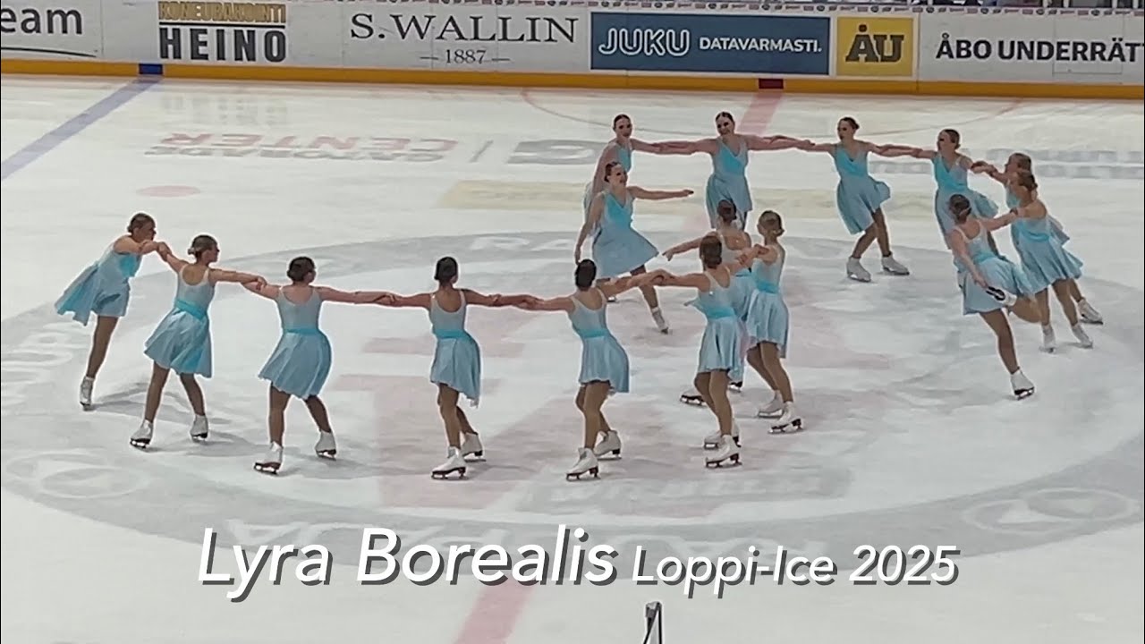 Lyra Borealis - Loppi-Ice 2025 - Synchronized skating - YouTube
