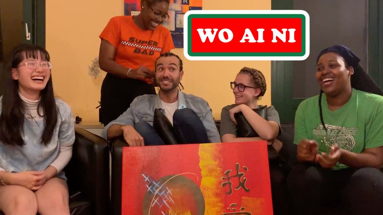 Getting CORNROWS by AMERICAN STUDENTS - YouTube