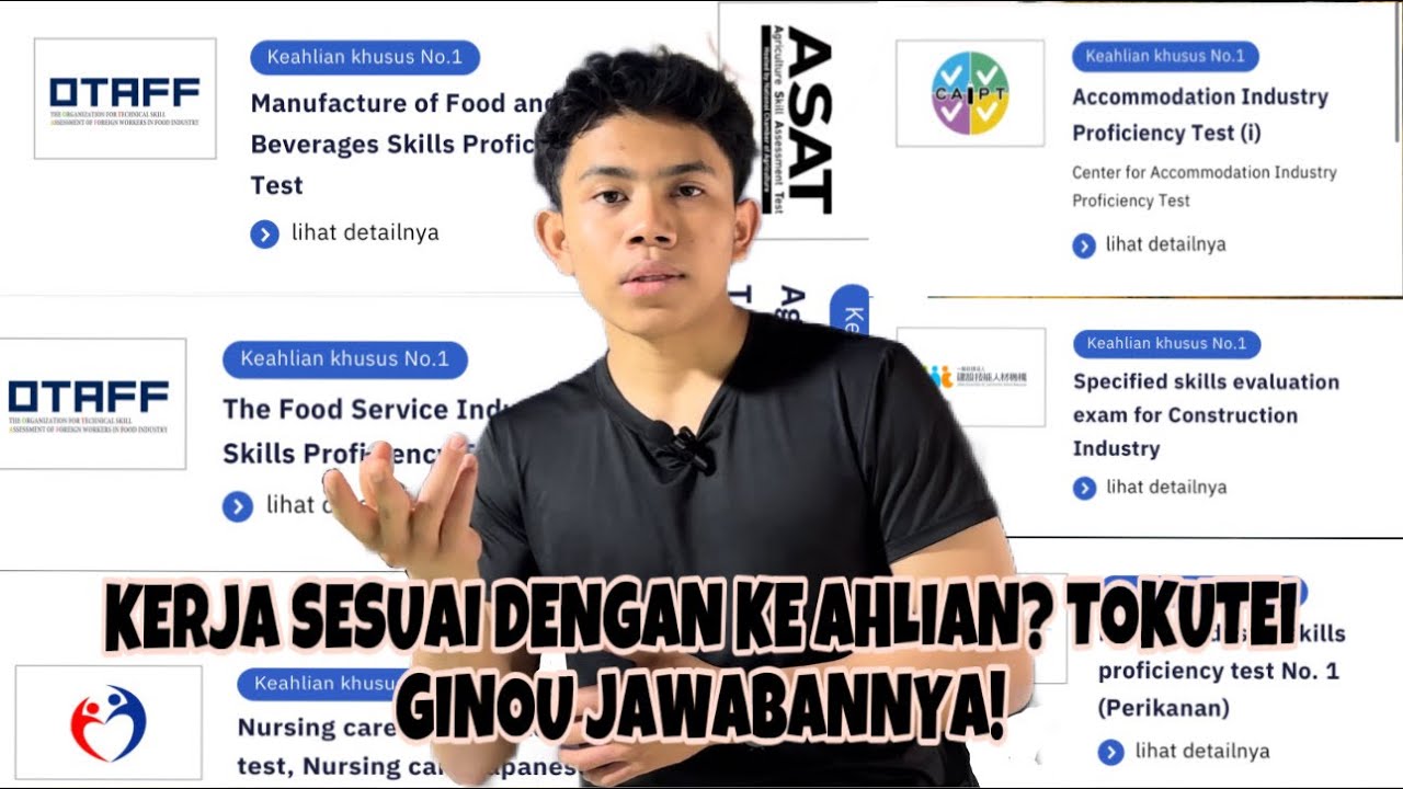Berbagai Macam Bidang Pekerjaan Tokutei Ginou yang Harus Kalian tahu ...
