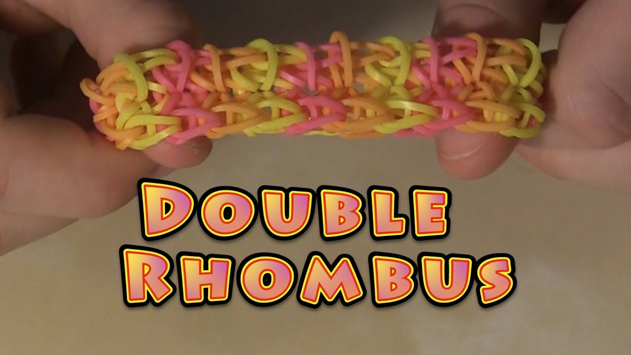 Rainbow Loom Double Rhombus