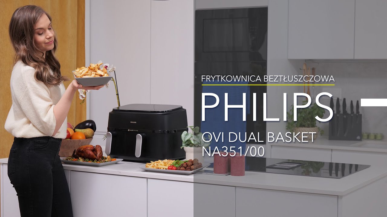 ⭐️ Frytkownica beztłuszczowa Philips OVI Dual Basket NA351/00 – dane ...