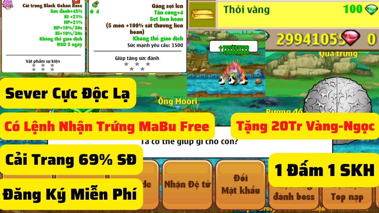 Nro Lậu Mới Nhất || Sever Tặng 20TR Vàng Ngọc-Nhận Trứng MaBu Free-SKH ...