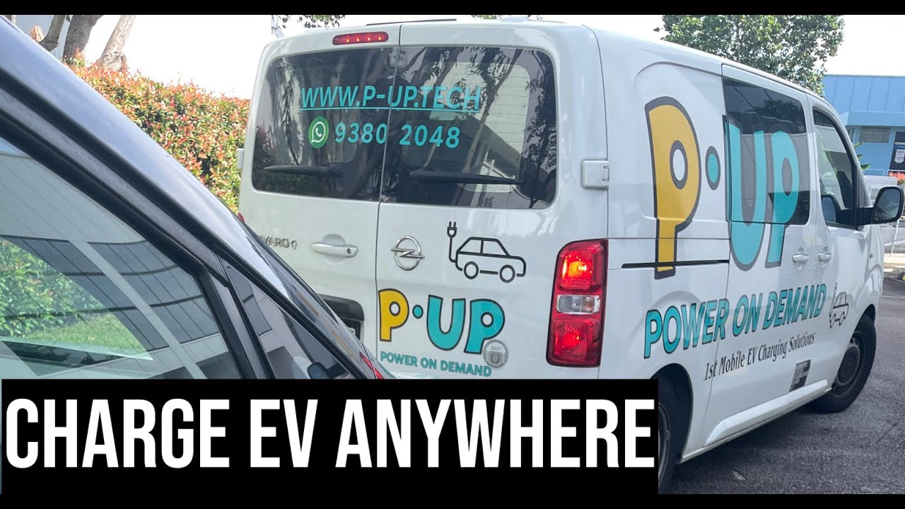 PUP Mobile Charging EV | Singapore 2023 - YouTube