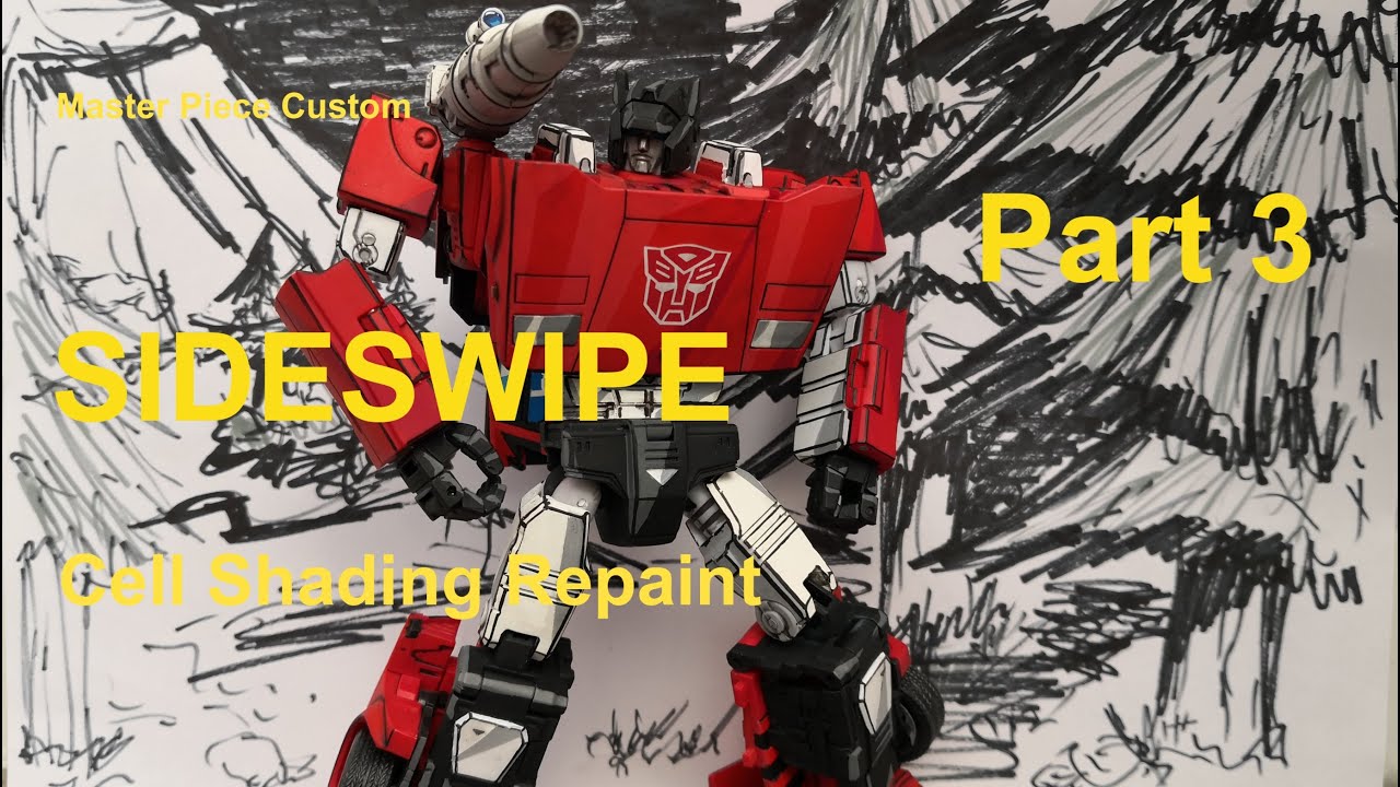 Sideswipe Cel Shading Transformers Part 3 - YouTube