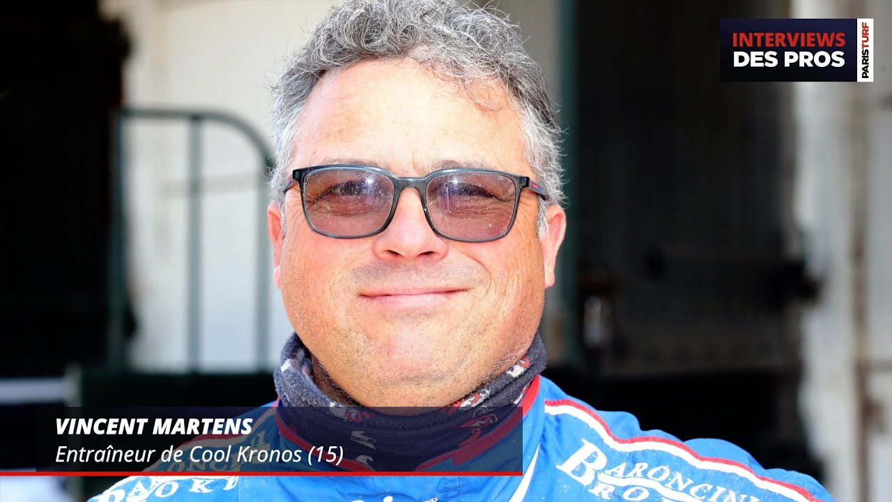 VINCENT MARTENS | ENTRAÎNEUR DE COOL KRONOS | QUINTÉ DU MERCREDI 26 ...