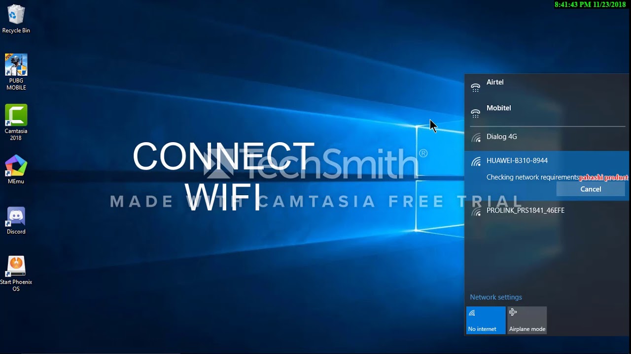 how to know our connect wifi password pc - YouTube