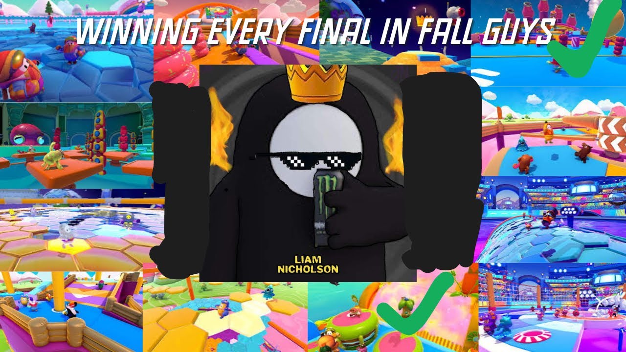 Winning Every Final In Fall Guys 2/12 - YouTube