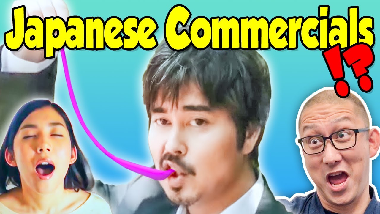 Japanese React to LONG LONG MAN SAKERU GUMMY Japanese Commercials ...
