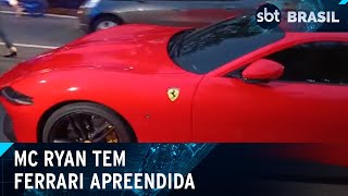 MC Ryan é levado para Polícia Federal e tem Ferrari apreendida | SBT ...