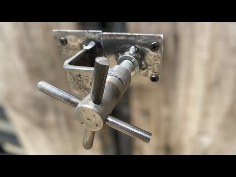 How to Make door Latch With Simple DIY ! Unique Homemade Door Latch ...