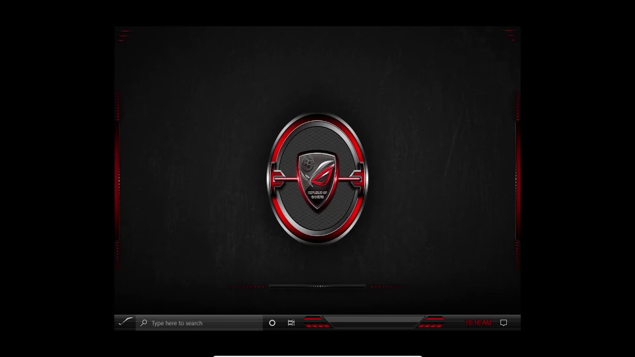 Ilyen egy "Gamer" Windows 10 (Windows 10 ROG Edition) (VirtualBox Teszt ...