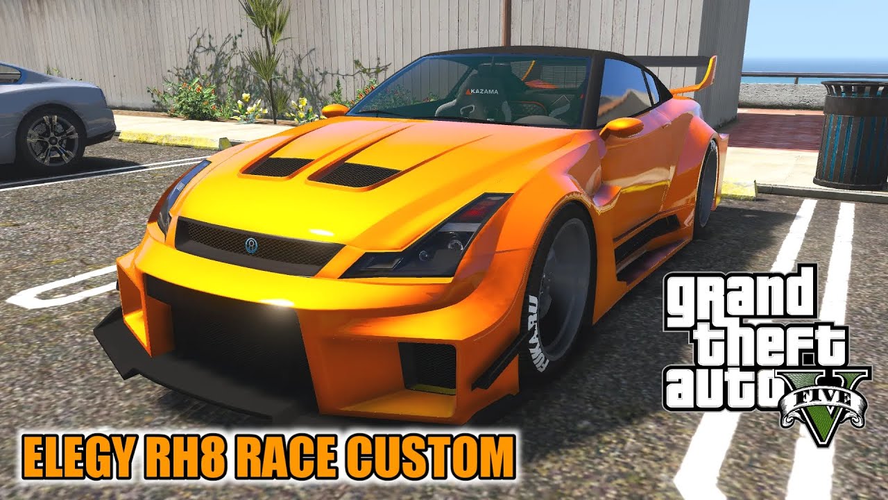 Elegy RH8 Race Custom + Test ! (Mods) | GTA V/GTA 5 - PC - YouTube